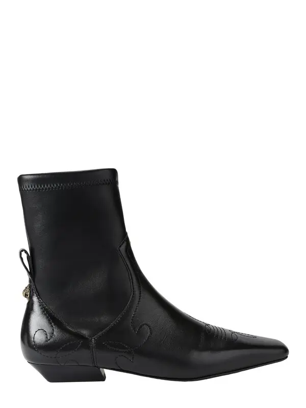 Kurt Geiger Leather Arizona Ankle Boots - Black