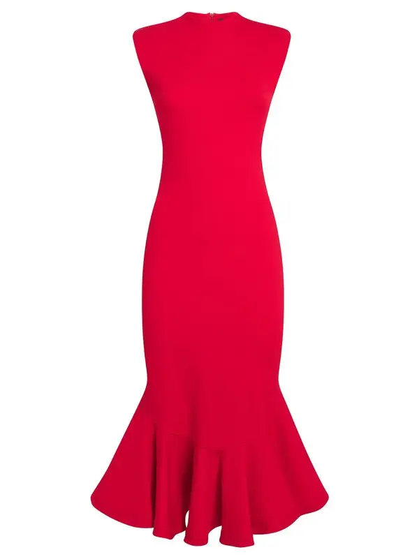 Jacquemus Palmier Midi Dress - Red