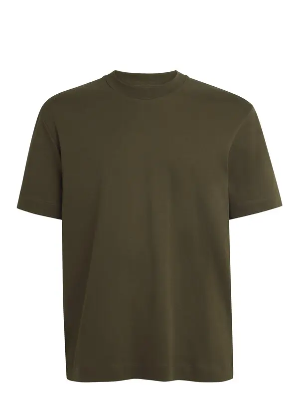 Sunspel Supima Cotton Heavyweight T-shirt - Green