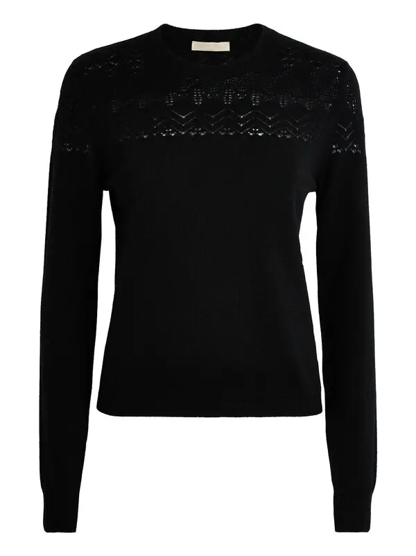 Ulla Johnson Cashmere Emelie Sweater - Black