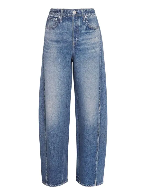Rag & Bone Miramar Mallow Wide-leg Sweatpants - Blue