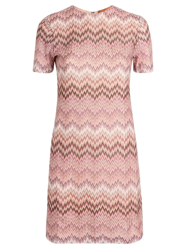 Missoni Zigzag Midi Dress - Pink