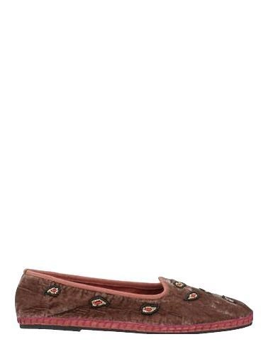 Malìparmi Ballet Flats Size Textile Fibers - Brown