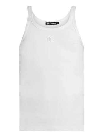 Dolce & Gabbana Tank Top Size Cotton - White