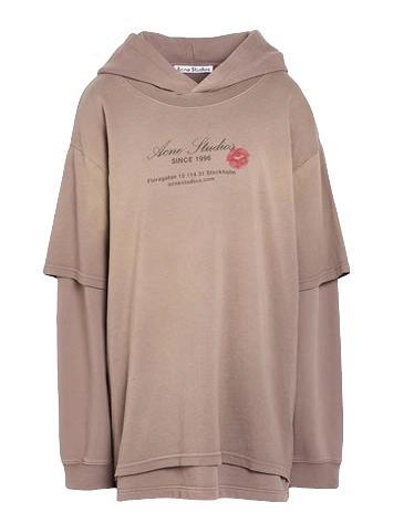 Acne Studios Sweatshirt Light Brown Size Cotton - Beige