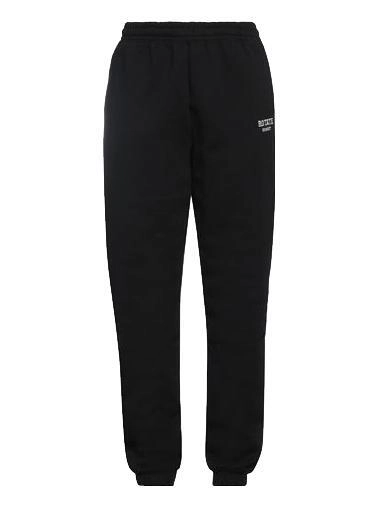 ROTATE BY BIRGER CHRISTENSEN Organic Cotton Fleece Track Pants - Black