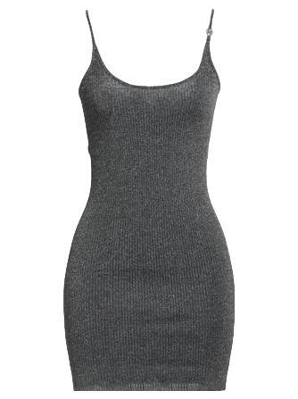 Amiri Mini Dress Size Virgin Wool, Polyester, Polyamide, Silk - Black