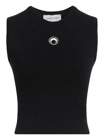 MARINE SERRE Sweater Size Viscose, Elastane - Black