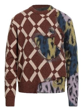 Marni Sweater Size Virgin Wool, Mohair Wool, Polyamide, Wool - Brown