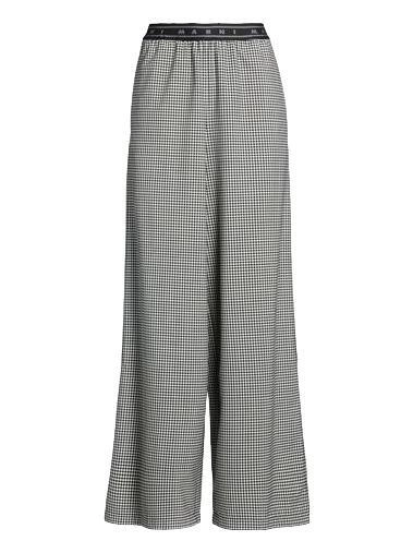 Marni Pants Size Polyester, Virgin Wool, Elastane - Black