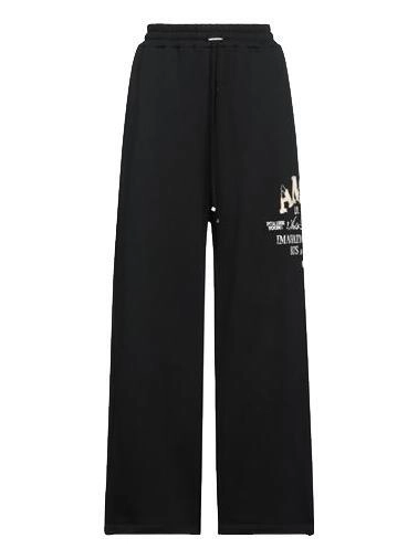 Amiri Pants Size Cotton - Black