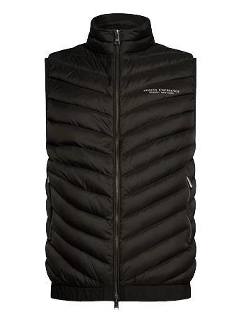 Armani Exchange Quilted Polyamide Vest - Green