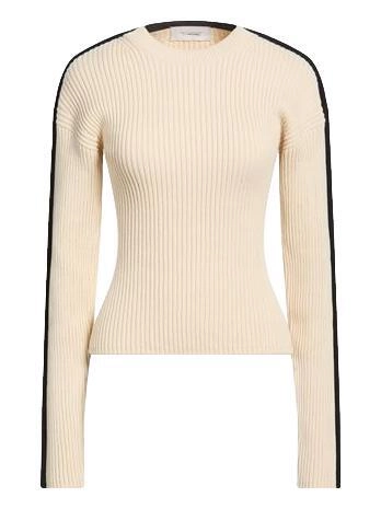 Sportmax Ribbed Knit Crewneck Sweater - Ivory