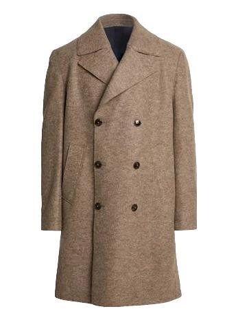 BALDESSARINI Coat Size Wool - Beige