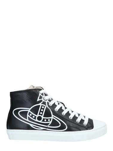 VIVIENNE WESTWOOD Plimsoll High Top Eco Leather Sneakers Size Polyurethane - Black