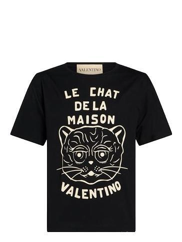 Valentino Garavani T-shirt Size Cotton - Black