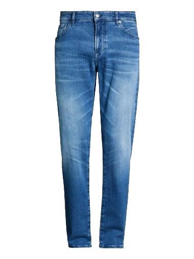 BOSS Jeans Size Cotton, Elastane - Blue