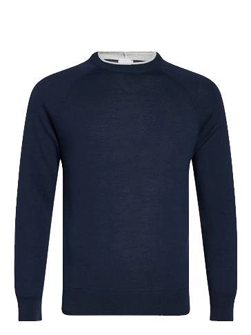 Eleventy Platinum Wool Sweater - Blue