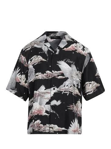 Amiri Shirt Size Silk - Black
