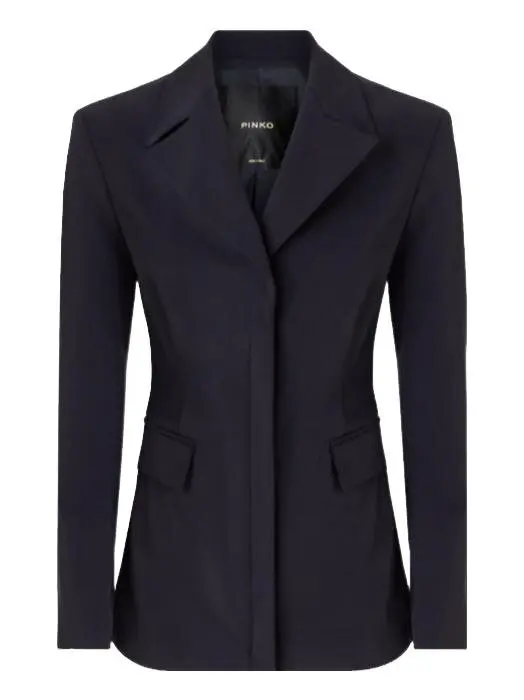 Pinko Slim-fit Blazer - Dark Blue