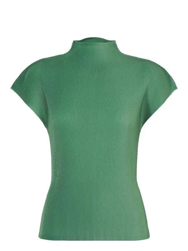 Issey Miyake Mist August Top - Greyish Green