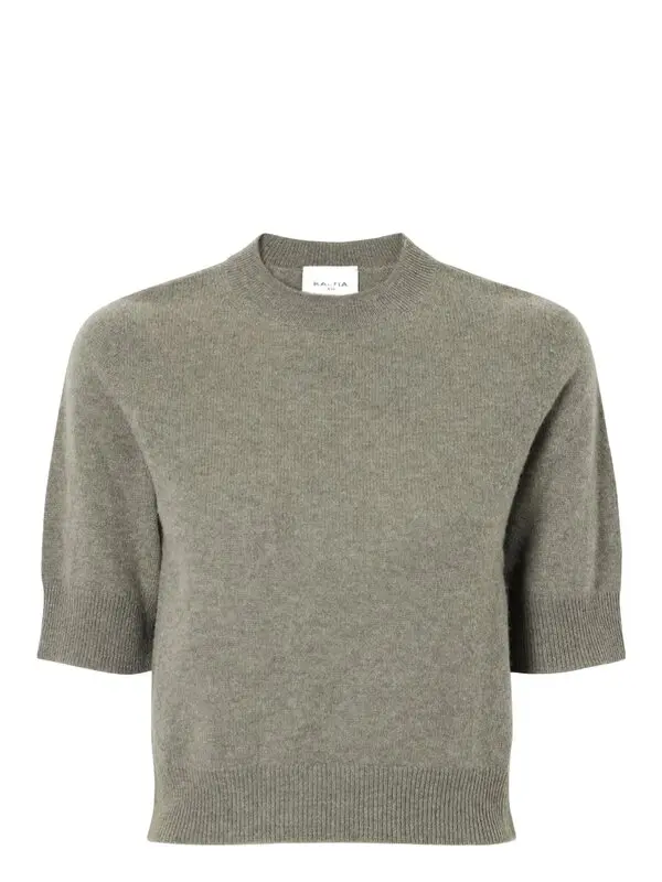 Le Kasha Cropped Cashmere Sweater - Gray