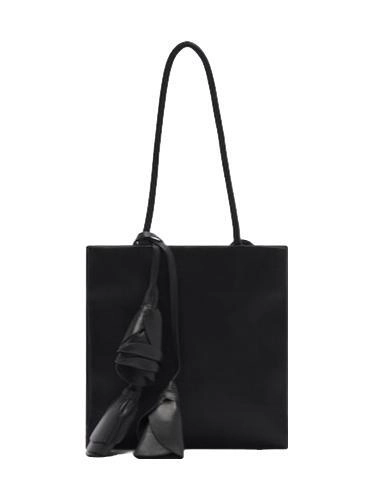 Magda Butrym Leather Top Handle Shoulder Bag - Black
