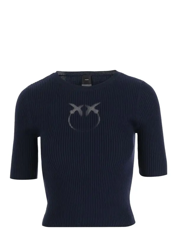 Pinko Short-sleeved Sweater - Black