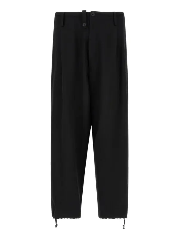 Yohji Yamamoto New Standard Wallet' Pants - Black