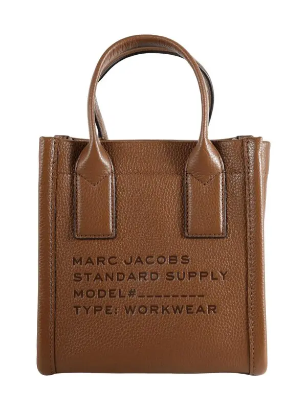Marc Jacobs Small Tote Leather Standard Supply Bag - Cognac