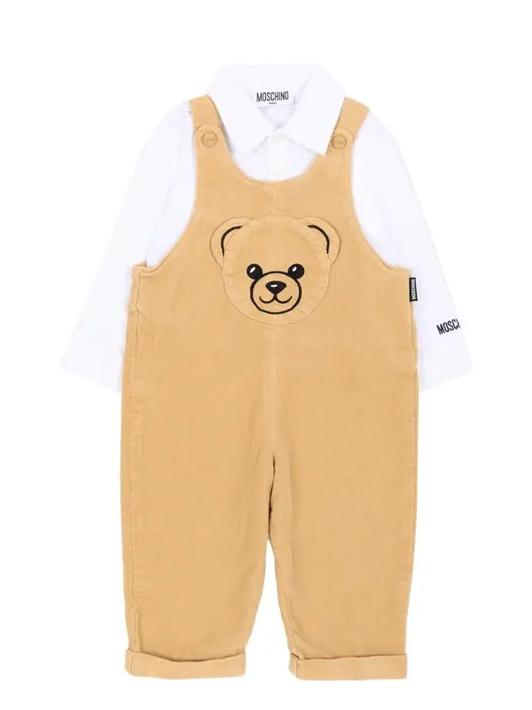 Moschino Corduroy Trousers Set - Light Brown