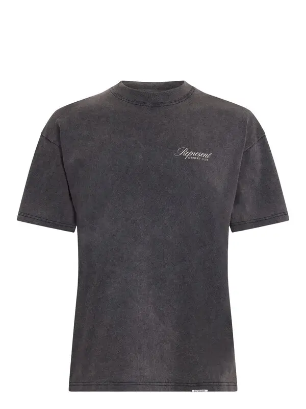 REPRESENT Oc Script Oversized T-shirt - Black