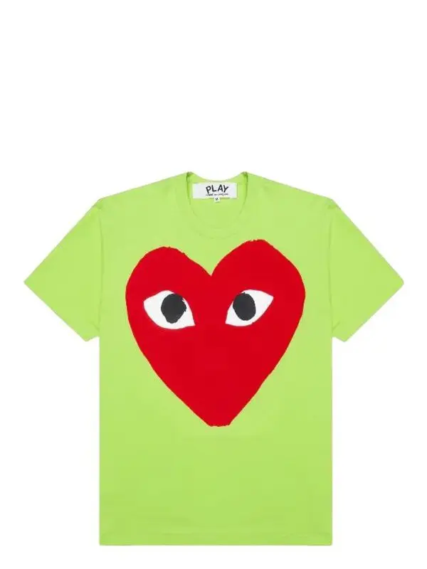 Play Comme Des Garcon Printed Short-sleeve T-shirt - Green