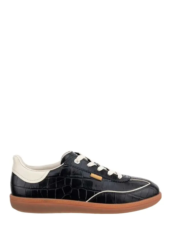Ecco Soft 11 Leather Lace-up Sneaker - Black