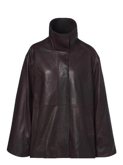 Nour Hammour Lowen Leather Jacket - Black