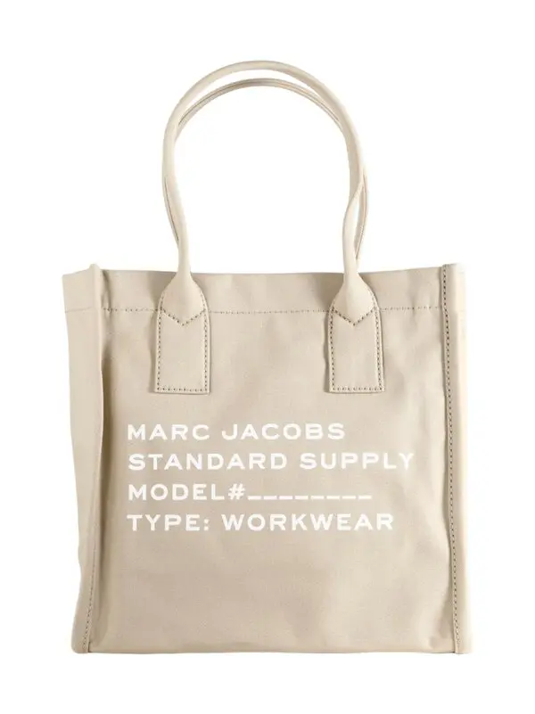 Marc Jacobs Large Tote Canvas Standard Supply Bag - Beige