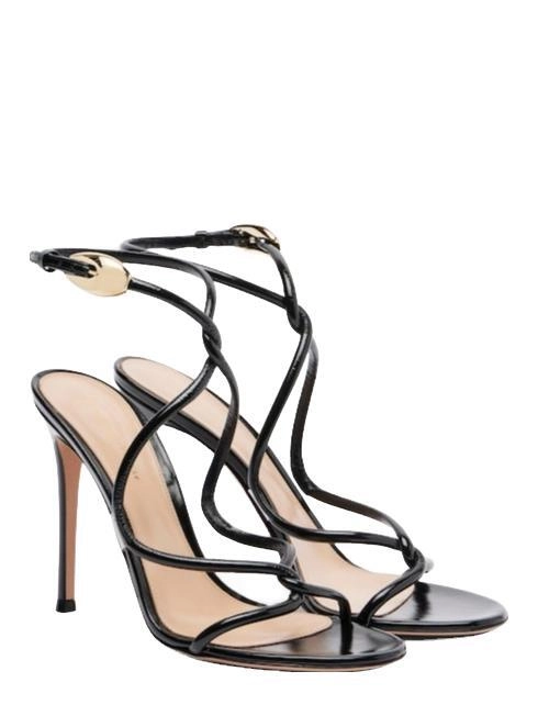 GIANVITO ROSSI Leather Sandals - Black