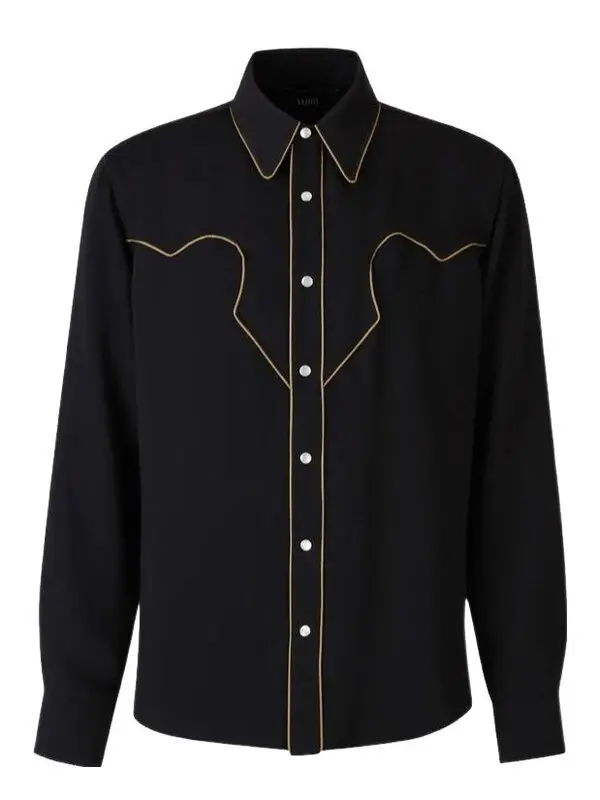 Amiri Long-sleeved Shirt - Black