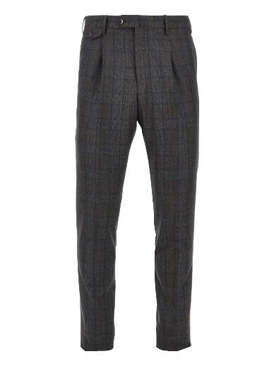PT TORINO Casual Trousers With Belt Loops - Grey