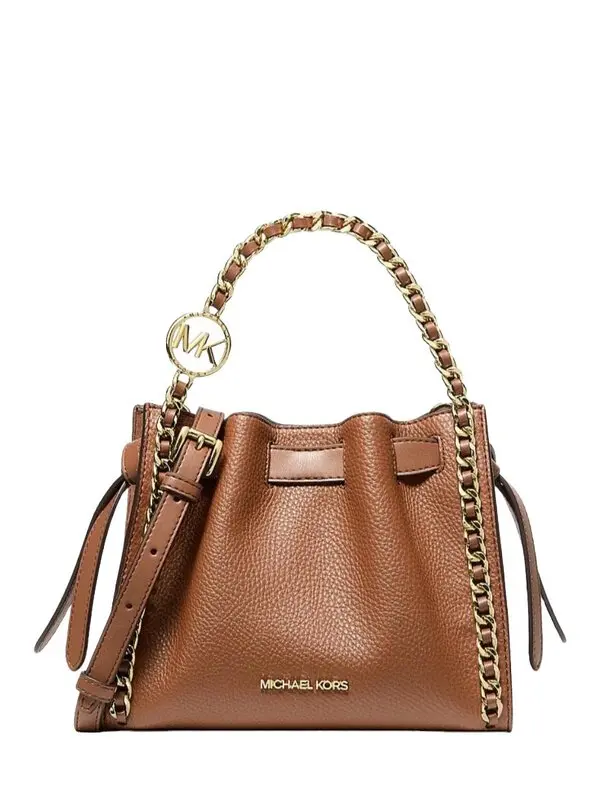 Michael Kors Mina Small Chain Crossbody Bag - Luggage