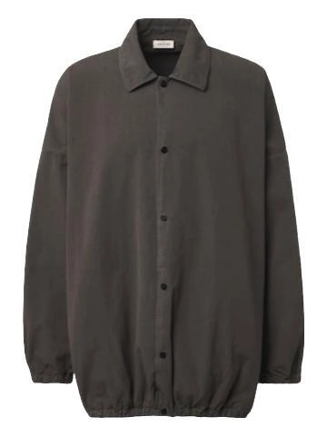 Fear Of God Cotton Poplin Overshirt - Black