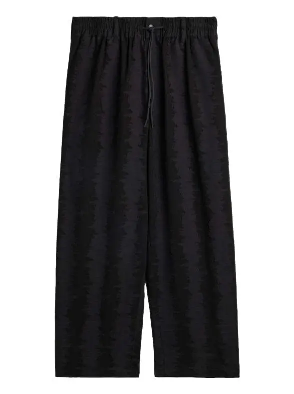 Y3 Elastic Waist Sports Pants - Black