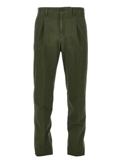 PT TORINO Twill Casual Trousers - Green