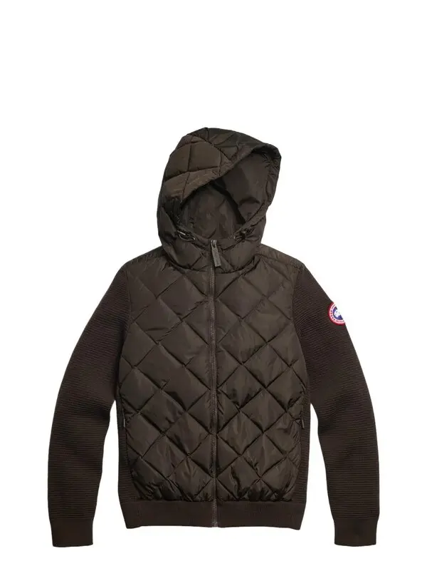 Canada Goose Hybridge Quilted Knit Hoodie - Arabica