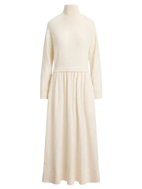 Ralph Lauren Long-sleeved Dress - Cream