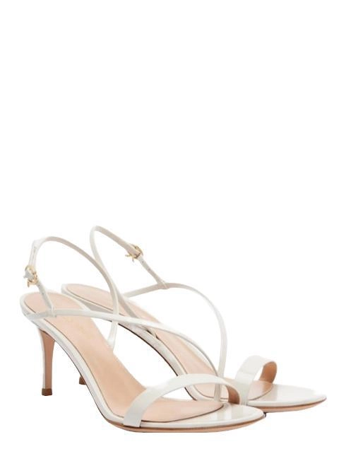 GIANVITO ROSSI Patent Leather Sandals - Nude
