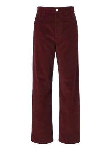 RÓHE Cotton Corduroy Straight Pants - Brown