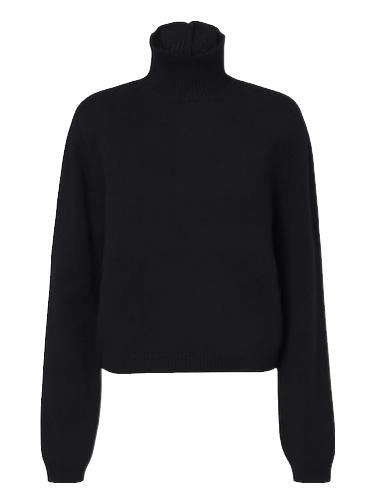 RÓHE Wool And Cashmere Turtleneck Sweater - Black