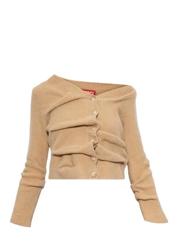 DIESEL® Long-sleeve Cardigan - Nude