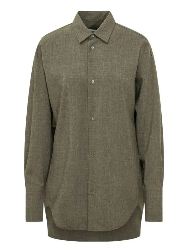 DARKPARK Carla Oversized Shirt - Olive Green